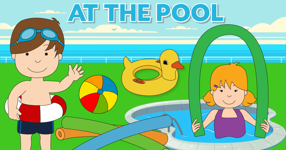 At the pool - Theme and activities - Educatall