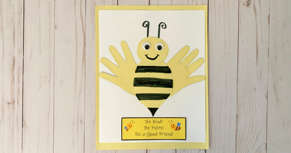 Be Kind Handprint Craft - Arts and crafts - Educatall