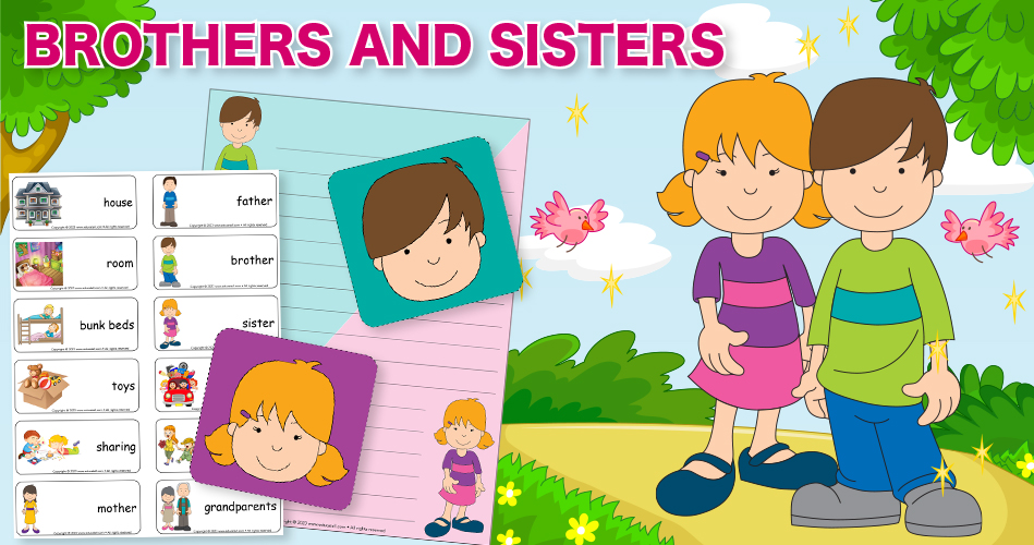 Brothers and sisters - Theme and activities - Educatall