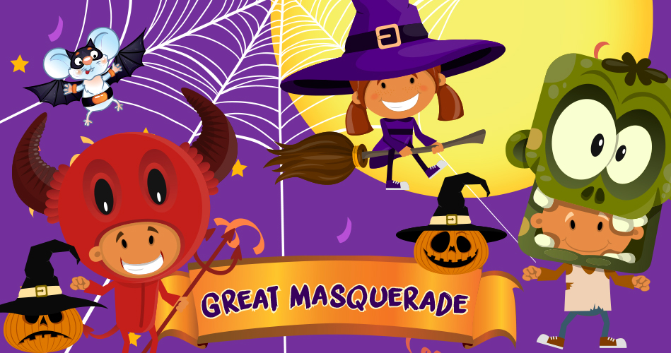 Halloween-Great masquerade - Theme and activities - Educatall