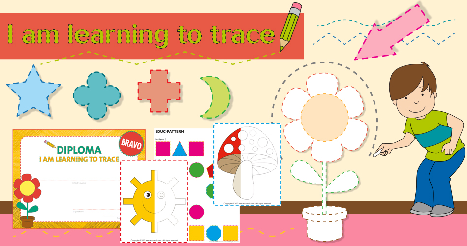 I am learning to trace - Theme and activities - Educatall