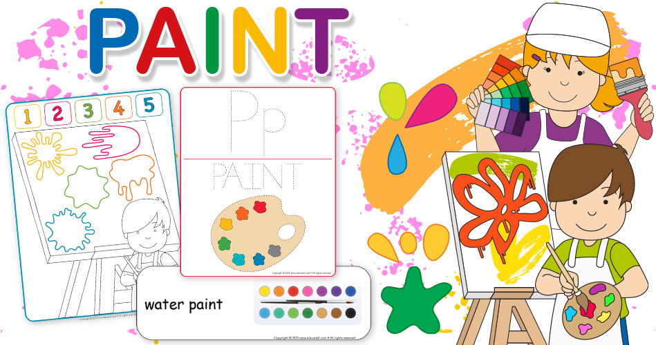Paint - Theme and activities - Educatall