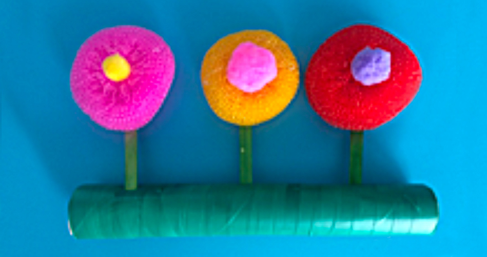 Round flowers - Arts and crafts - Educatall